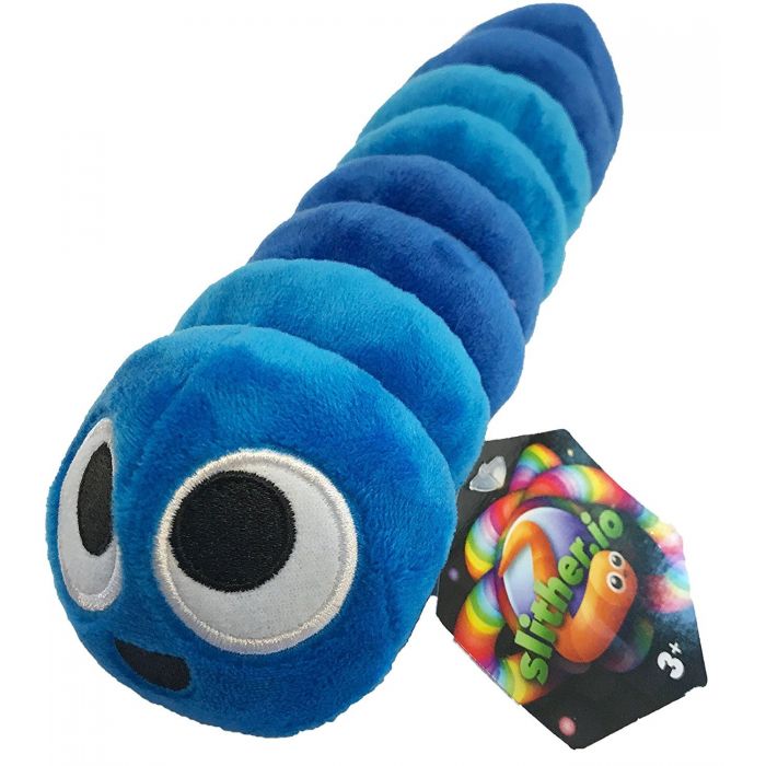 SLITHER.IO 8" BENDABLE PLUSH BLUE